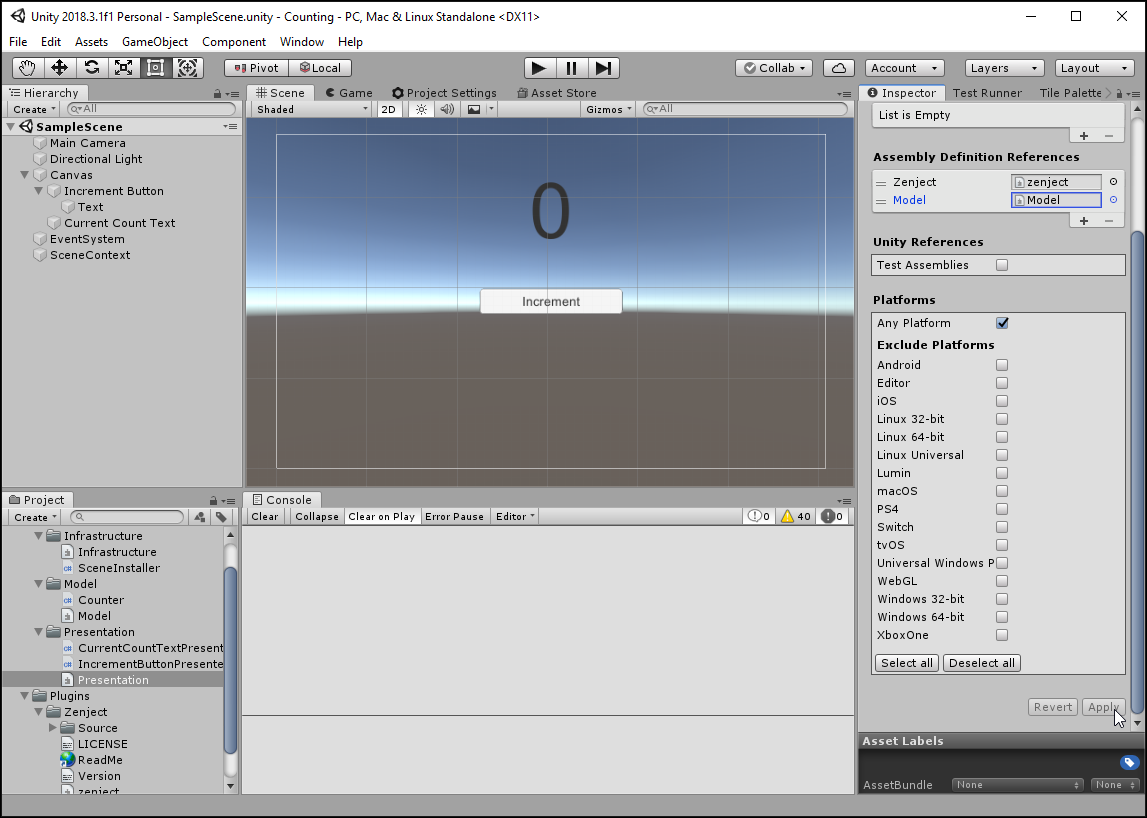 Dependency Injection in Unity with Zenject | UnityDependencyInjection